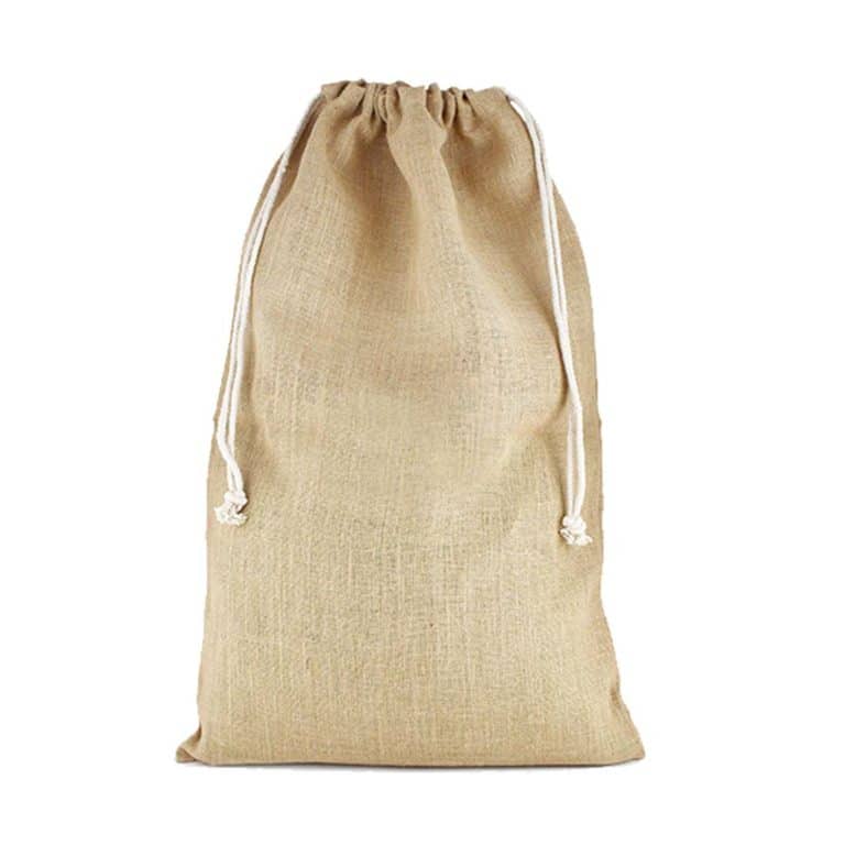 Grand pochon Toile de jute Bauges à personnaliser