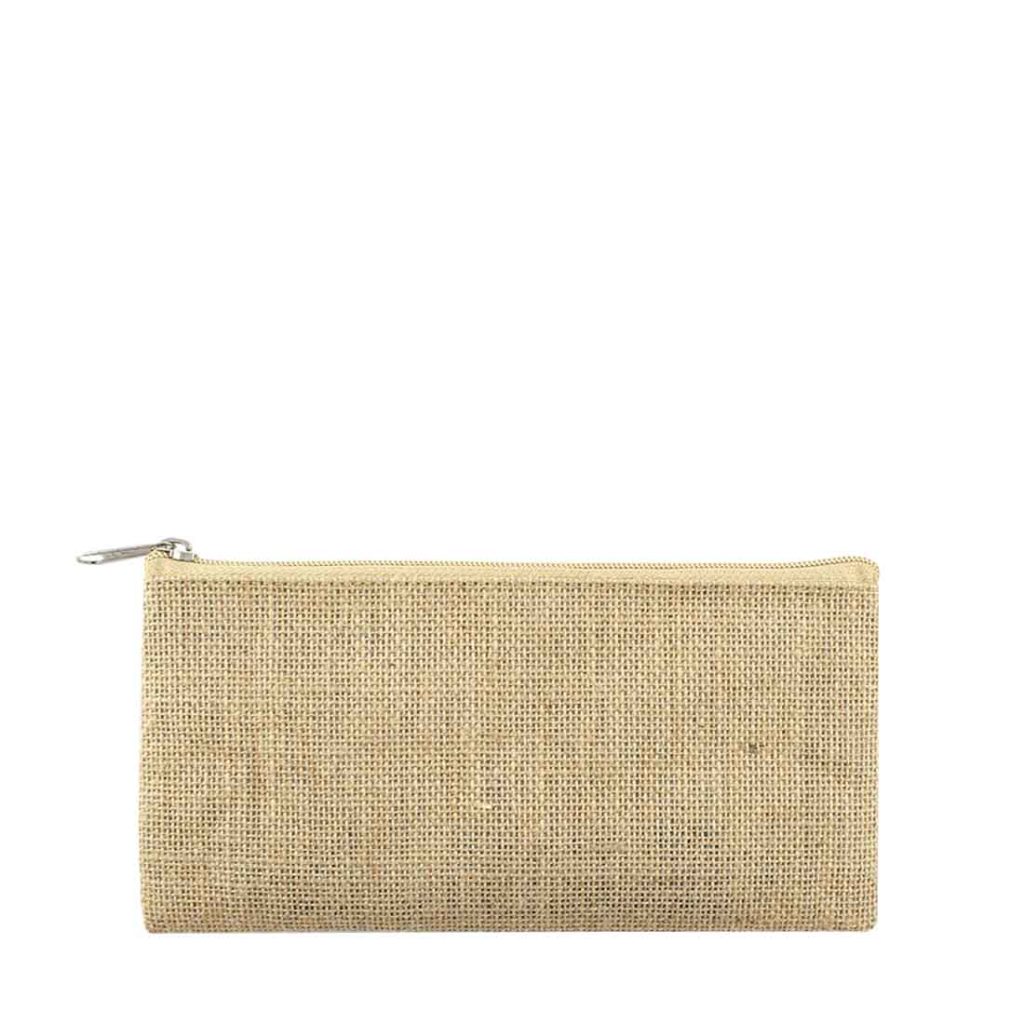 Trousse Personnalisée en Coton, Denim et Toile de Jute