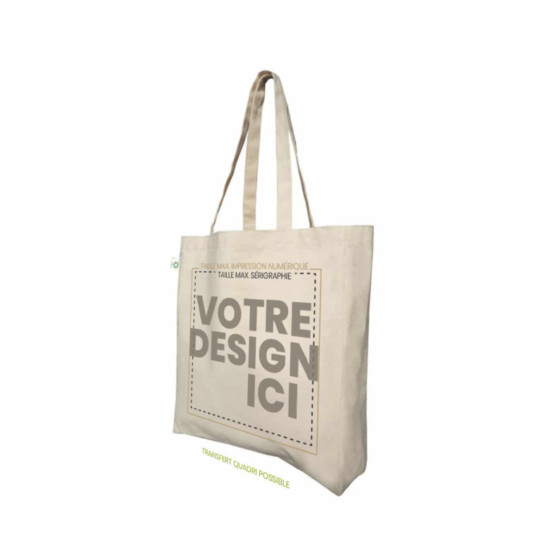 Sac Cabas Cotentin 150gr en Coton Bio à personnaliser